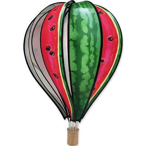 22" Watermelon Hot Air Balloon Spinner - Fun Decor – Wind Sensations